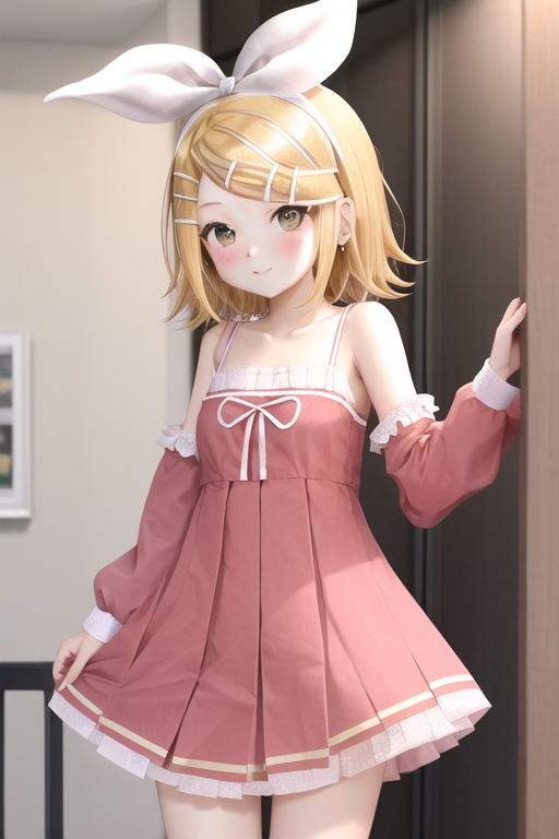 Kagamine Rin Vocaloid Generated By Berryneko Using Orangemixmeek Aibooru