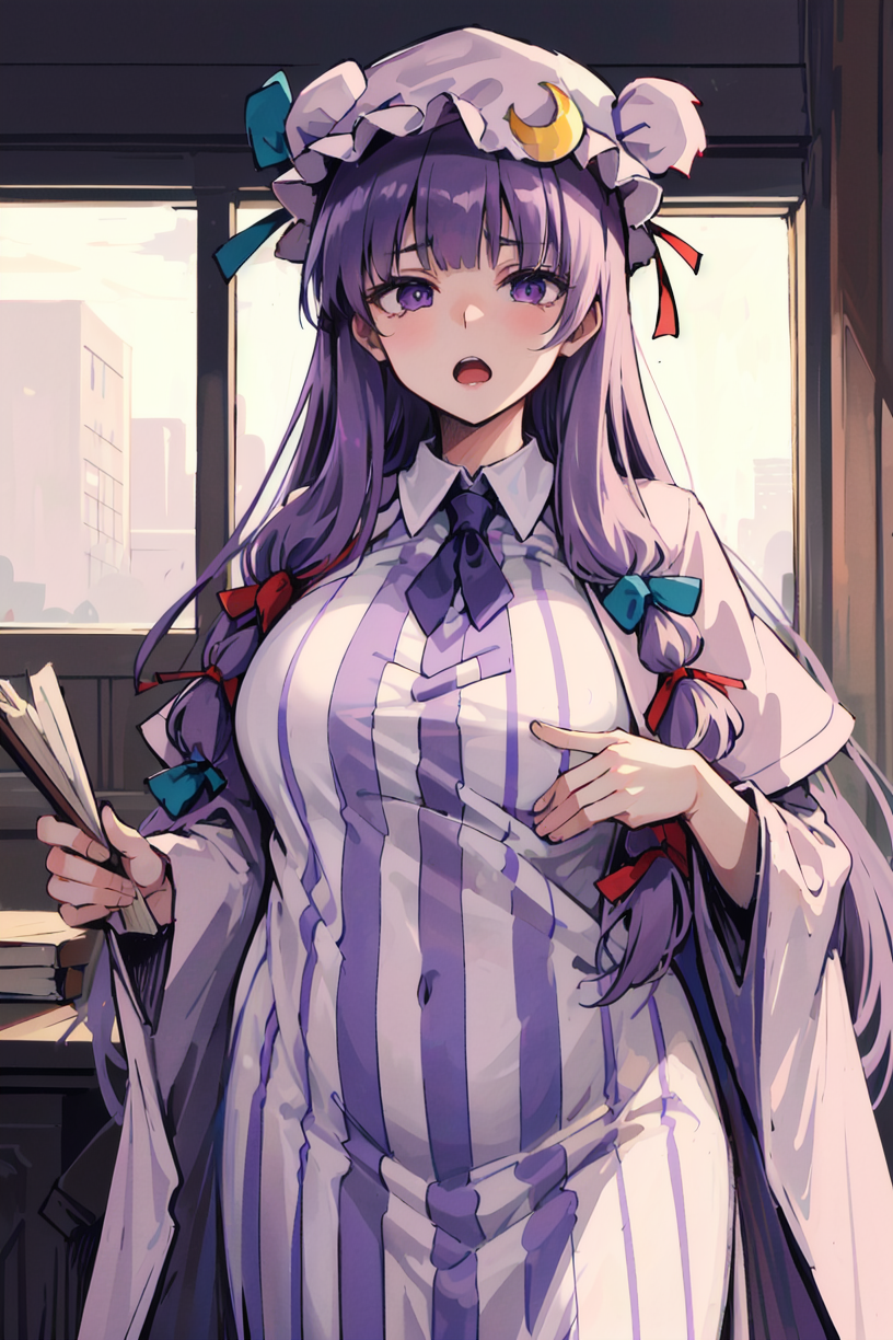 Patchouli Knowledge Touhou Generated By Aliceaiart Using Alicemix Aibooru
